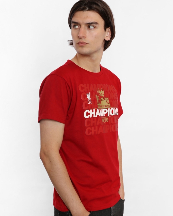 LFC Adults EPL Champions 19-20 Vintage Red Tee