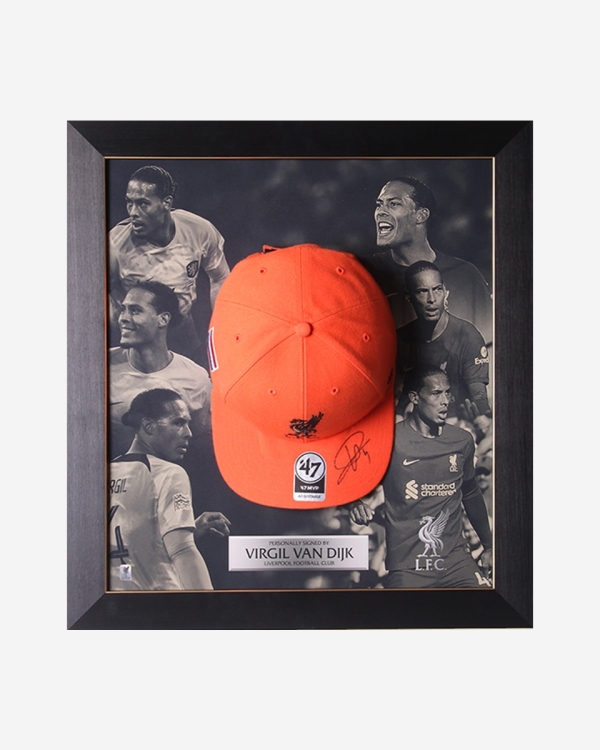 LFC Signed Virgil Cap In Frame