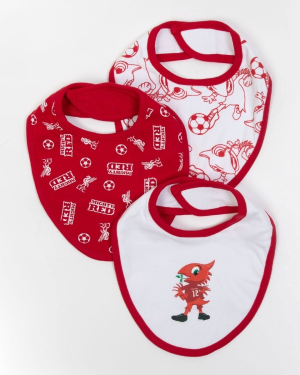 LFC Mighty Red 3pk Bibs
