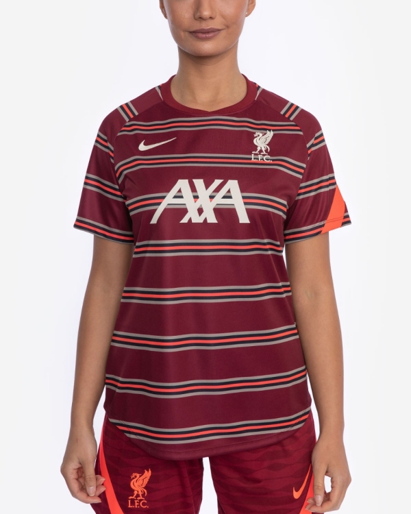 LFC Nike Womens Red Pre Match Top
