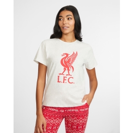 LFC Womens Red Liverbird Family Festive Pyjamas