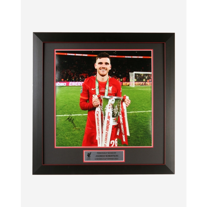 LFC Signed Robertson Carabao Cup Winners Image