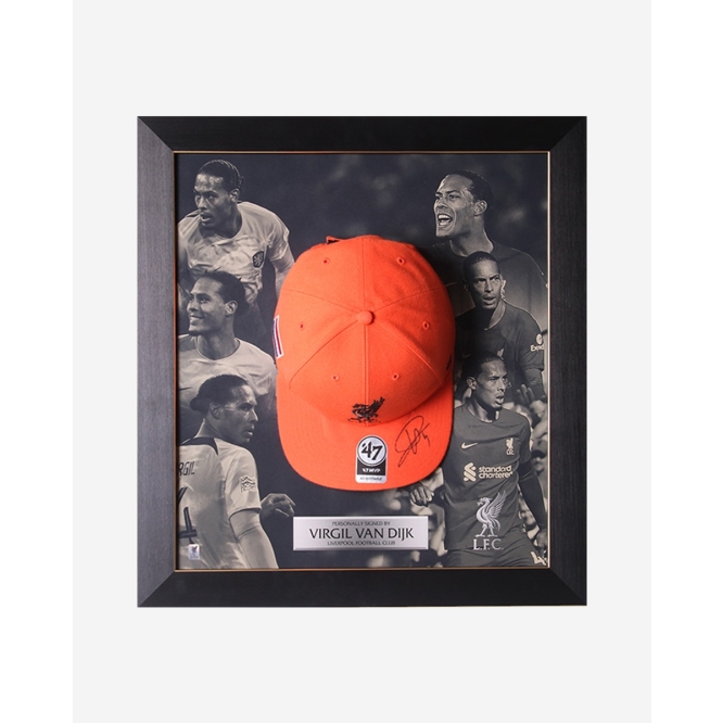 LFC Signed Virgil Cap In Frame