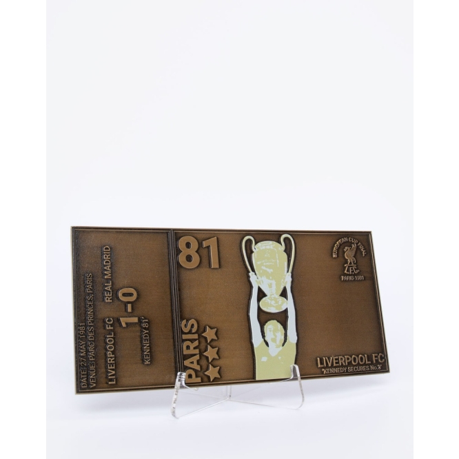 LFC European Cup Final 1981 Collectible Ticket