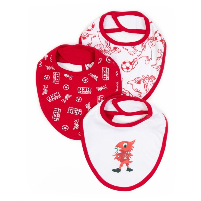 LFC Mighty Red 3pk Bibs