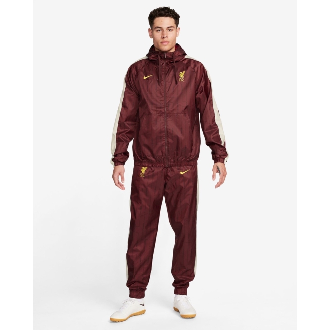 LFC Nike Mens 24/25 Hooded Tracksuit Team Red