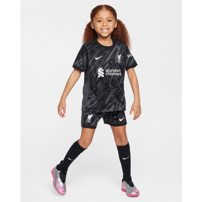 LFC Nike Little Kids 24/25 Black Goalkeeper Kit