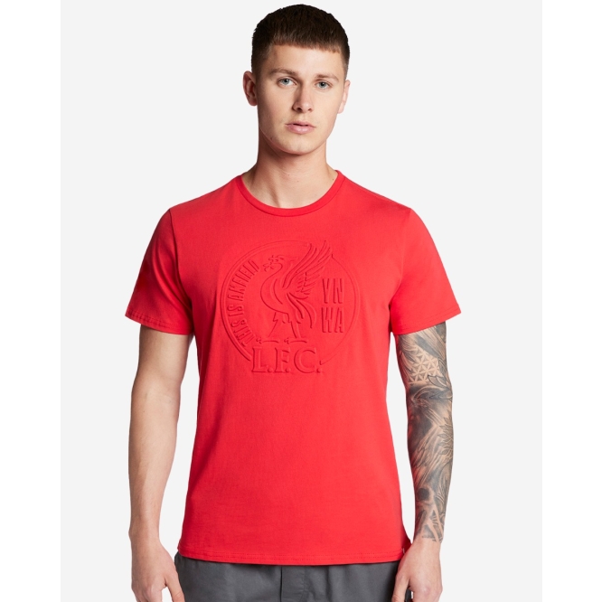 LFC Mens Embossed Tee Red