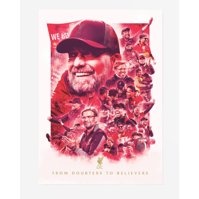 LFC Jürgen Klopp A3 Limited Edition Print