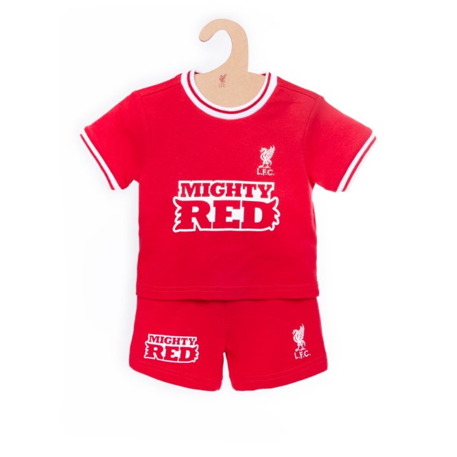 LFC 유아용 마이티 레드(Mighty Red) 레드 티 쇼츠 세트