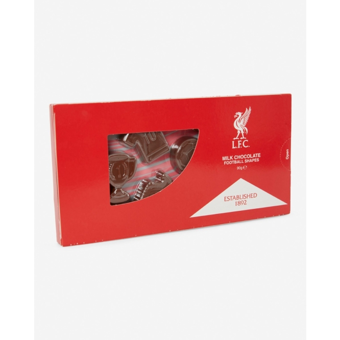 LFC Milk Chocolate Football Shapes
